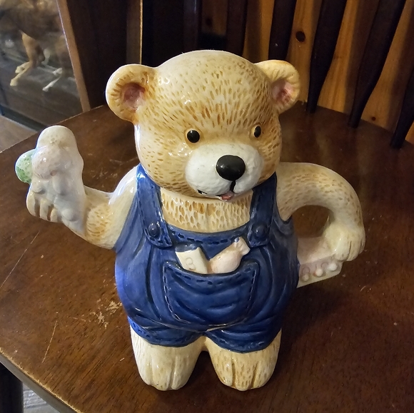 Art | Vintage Ceramic Tea Pot Teddy Bear By Heritage | Poshmark
